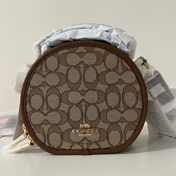 Coach | Bags | Coach Khakisaddle Canteen Crossbody In Signature ...